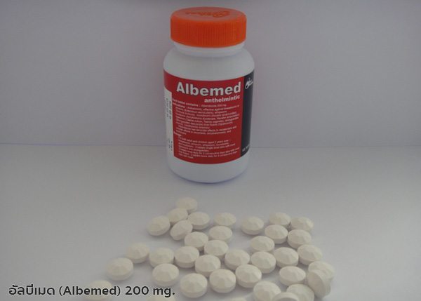 อัลเบนดาโซล (Albendazole) สรรพคุณ วิธีใช้ ผลข้างเคียง ฯลฯ