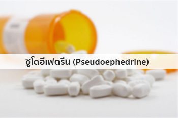 ซูโดอีเฟดรีน (Pseudoephedrine) สรรพคุณ วิธีใช้ ผลข้างเคียง ฯลฯ